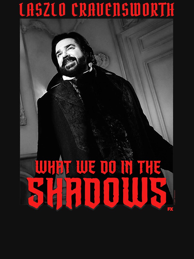 "What We Do in the Shadows Laszlo and Logo" T-shirt for Sale by ...