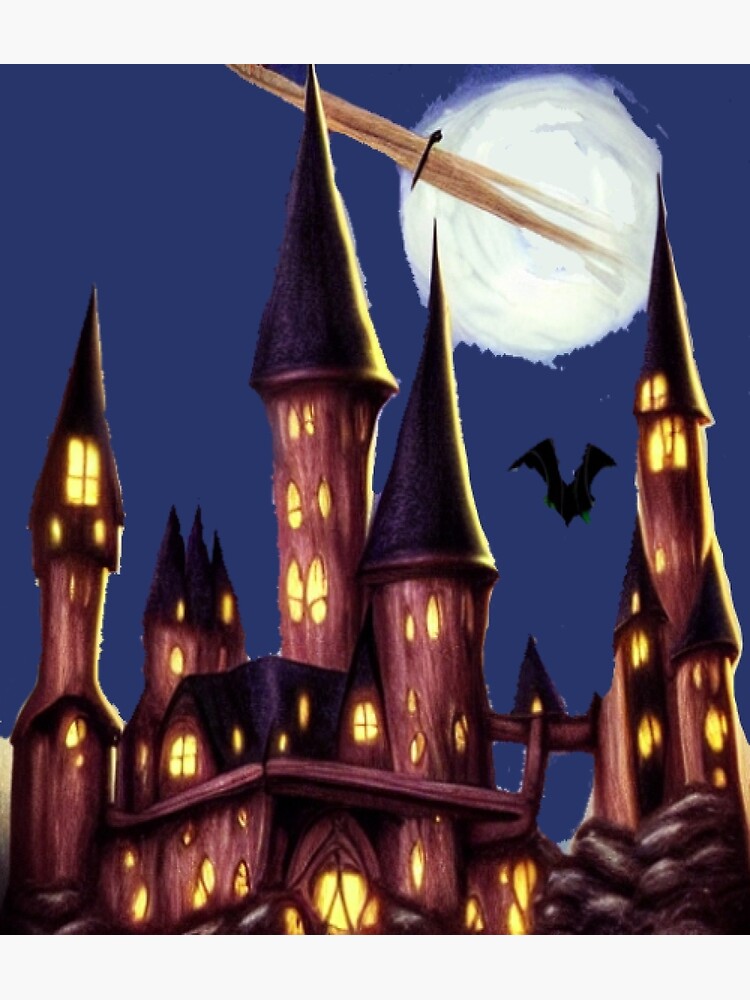 "Witch's & Wizard's Castle" Poster for Sale by novel-witch | Redbubble
