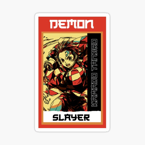 "Gifts Idea Tanjiro Man Gift Men" Sticker for Sale by HamptonRetro ...