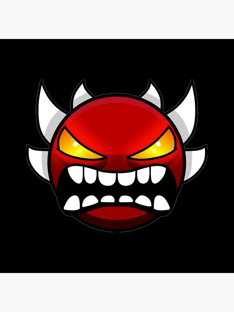 Angry geometry dash Premium Matte Vertical Poster sold by Dinesh ...
