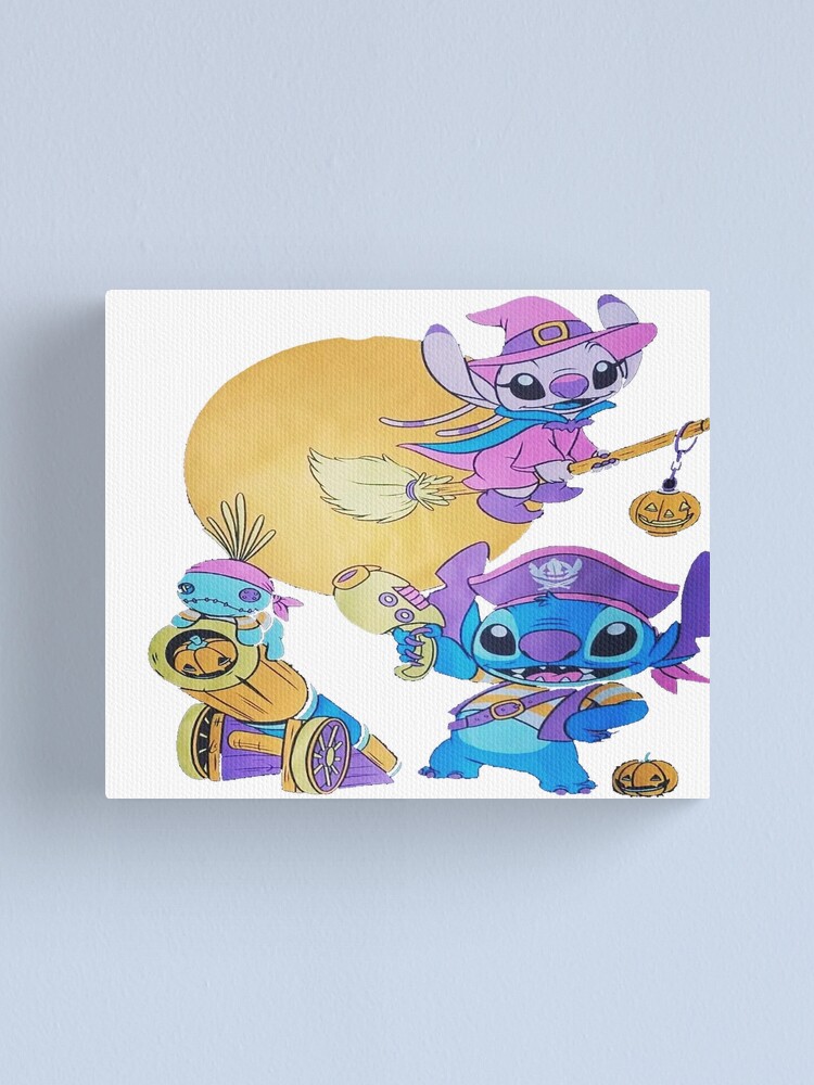 "Stitch Halloween 2022, Stitch Monster, Stitch Family" Canvas Print for ...