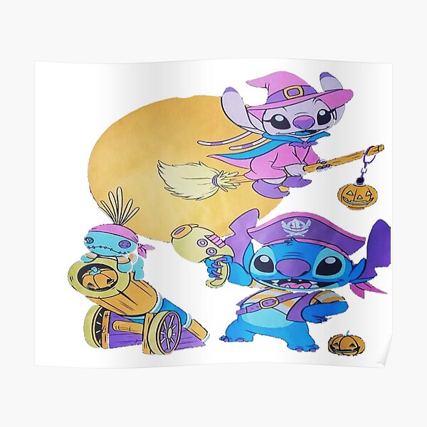"Stitch Halloween 2022, Stitch Monster, Stitch Family" Poster for Sale ...
