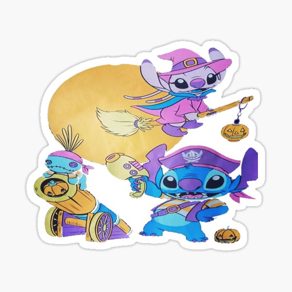 "Stitch Halloween 2022, Stitch Monster, Stitch Family" Sticker for Sale ...