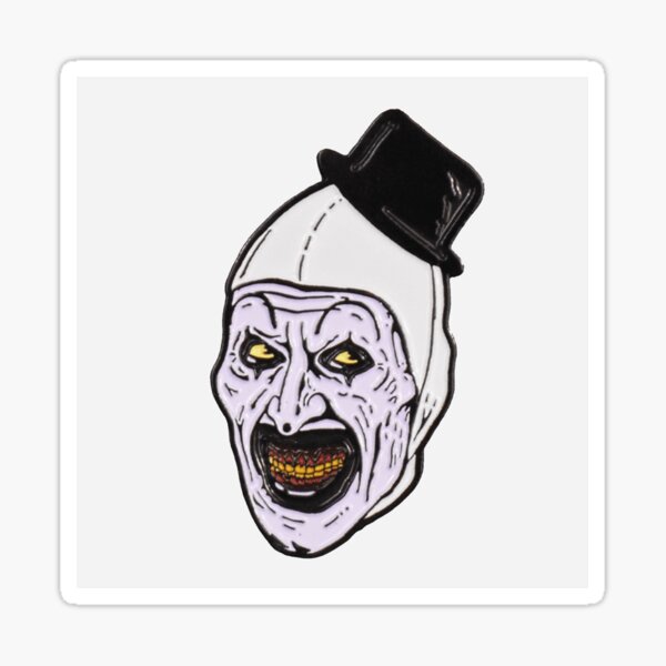 "Terrifier Face" Sticker for Sale by danielbreazeale | Redbubble