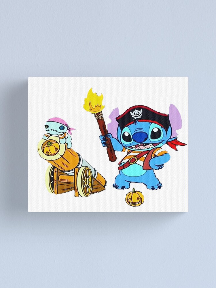 "Stitch Halloween 2022, Stitch Monster, Stitch Family" Canvas Print for ...