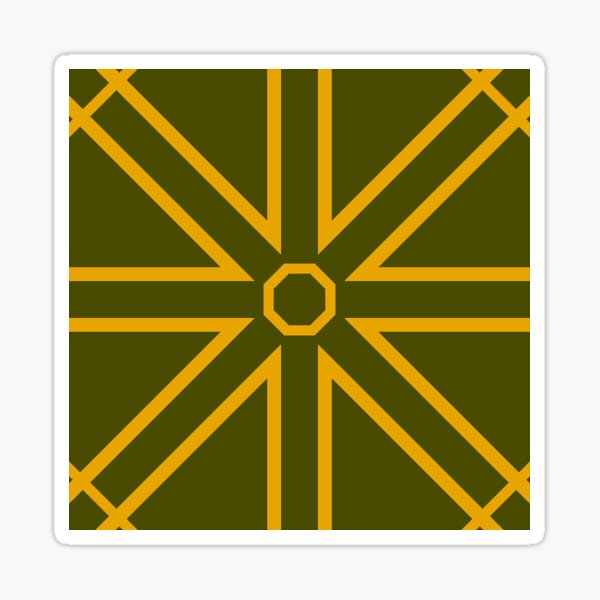 Gold Window Pane Sticker For Sale By Betterbot Redbubble
