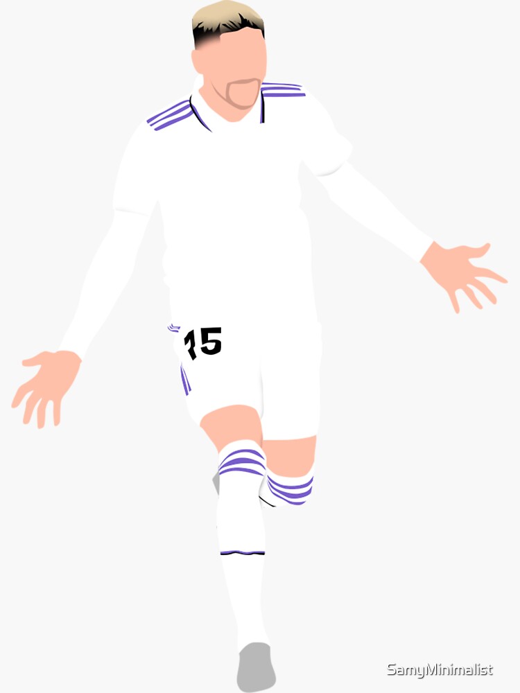 "Federico Valverde Minimalist" Sticker for Sale by SamyMinimalist ...