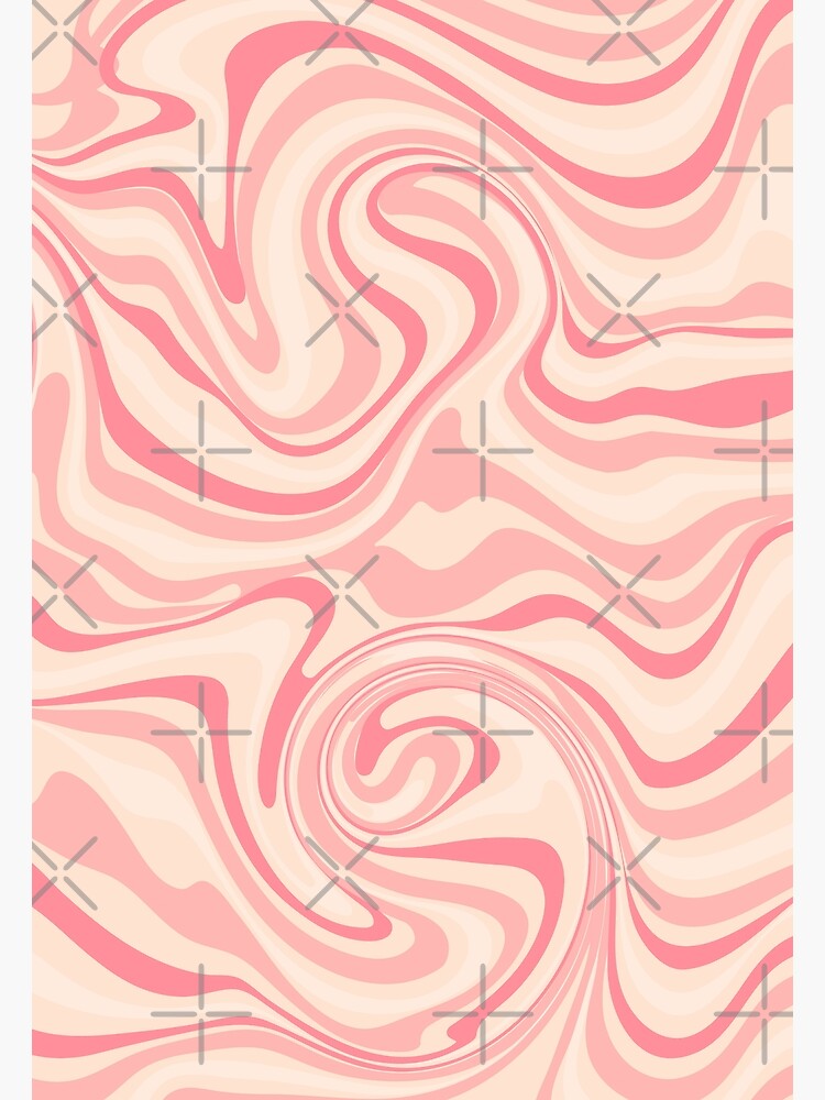 "Retro Liquid Swirl Abstract Pattern. Hippie trippy swirl 70s." Poster ...