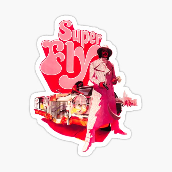 "SuperFly " Sticker for Sale by ArtShiro | Redbubble