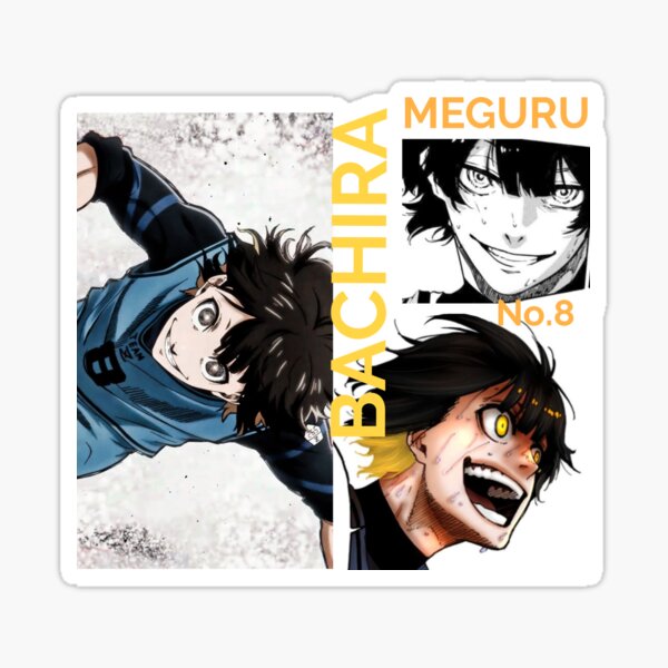 "Bachira meguru blue lock" Sticker for Sale by sunwukong-sage | Redbubble