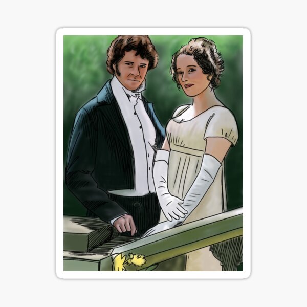 "Pride and Prejudice " Sticker for Sale by OKAYphotoshop | Redbubble