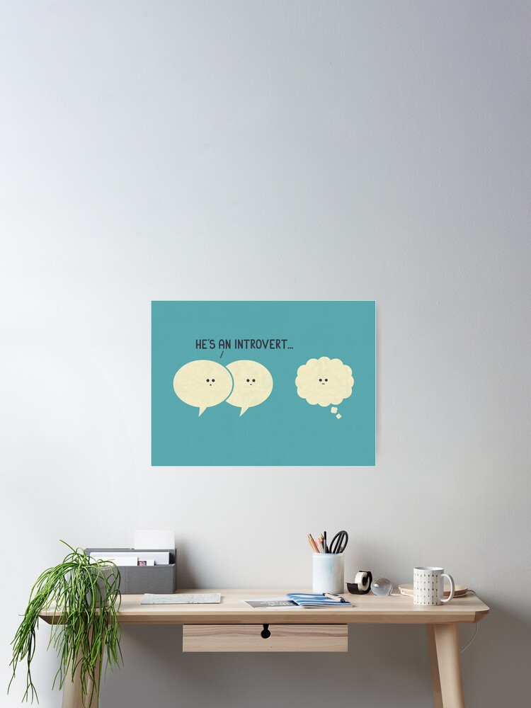 "Introvert" Poster for Sale by Teo Zirinis | Redbubble