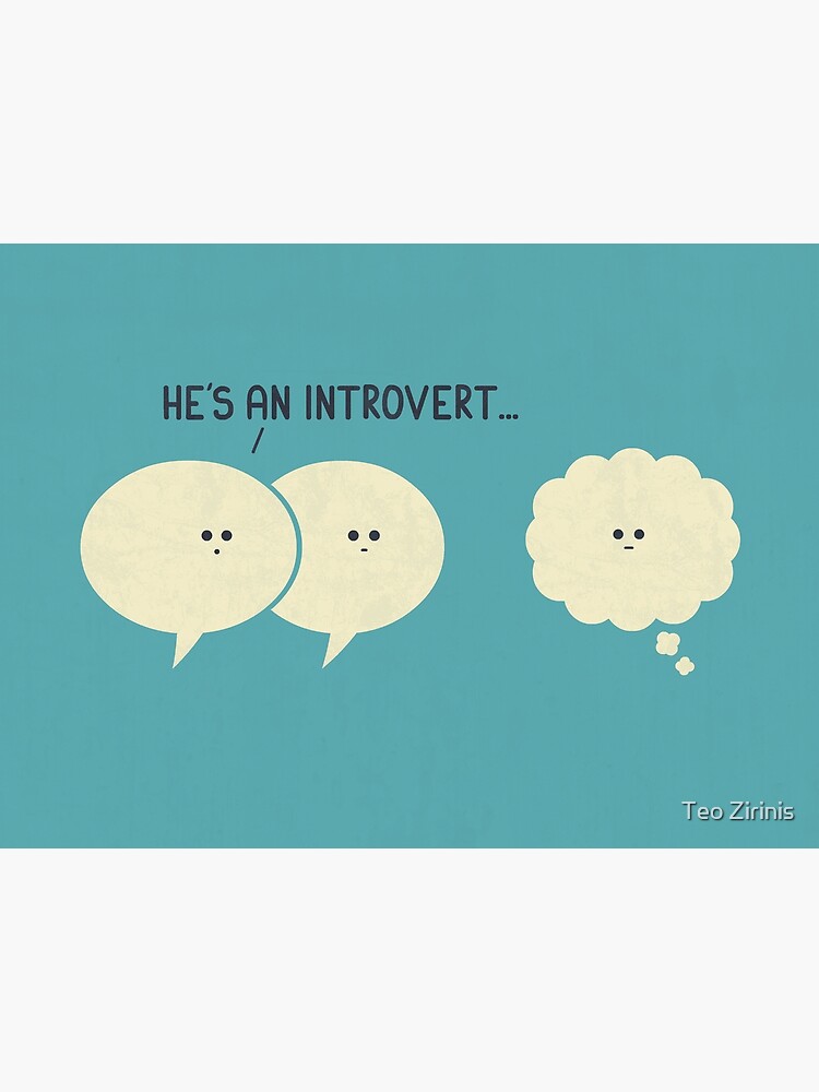 "Introvert" Poster for Sale by Teo Zirinis | Redbubble