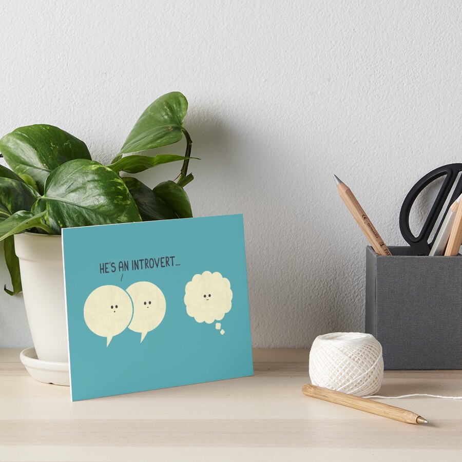 "Introvert" Poster for Sale by Teo Zirinis | Redbubble