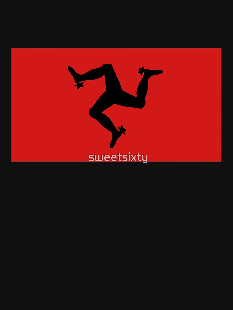 "Flag of the Isle of Man - The Manx Triskelion, Emblem of the Isle of ...