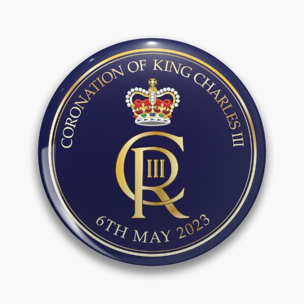 "King Charles III Coronation" Pin for Sale by Yorkiedesign | Redbubble