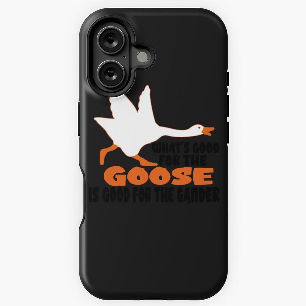 " what's good for the goose is good for the gander funny quote sticker ...