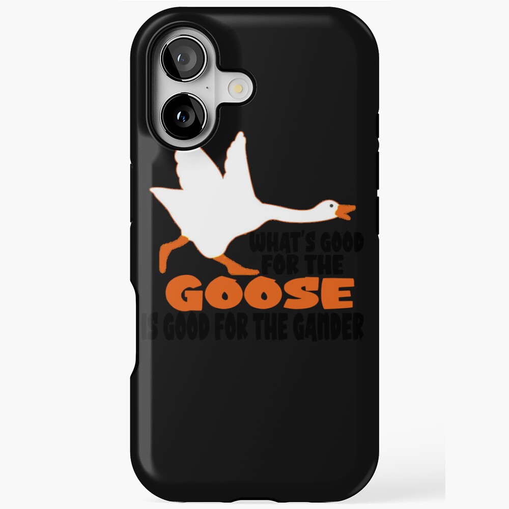 " what's good for the goose is good for the gander funny quote sticker ...