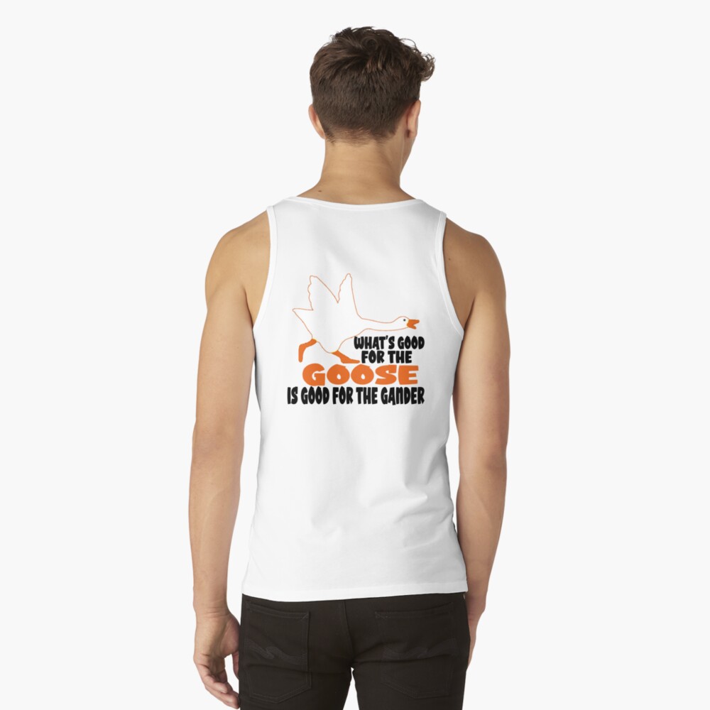 " what's good for the goose is good for the gander funny quote sticker ...