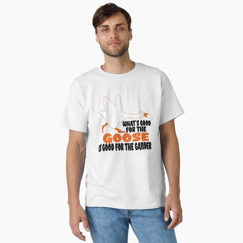 " what's good for the goose is good for the gander funny quote sticker ...