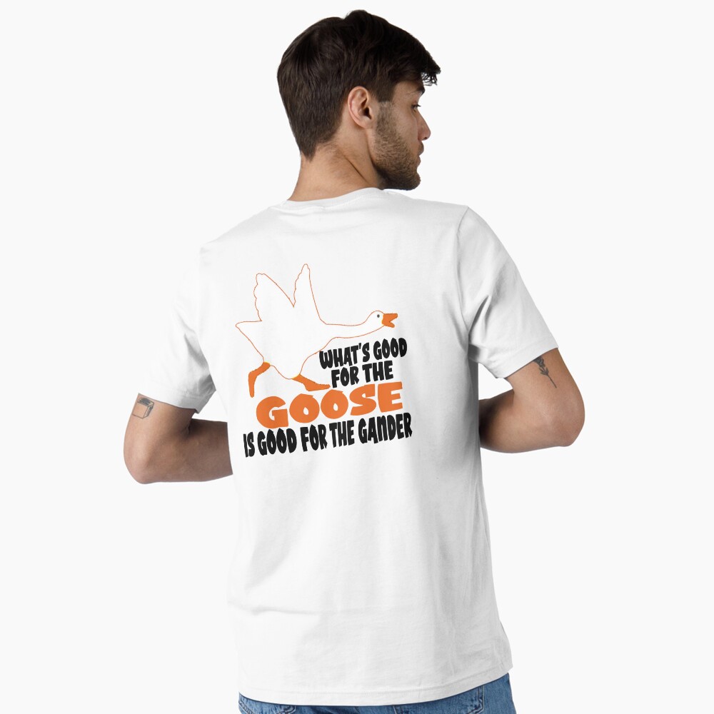 " what's good for the goose is good for the gander funny quote sticker ...