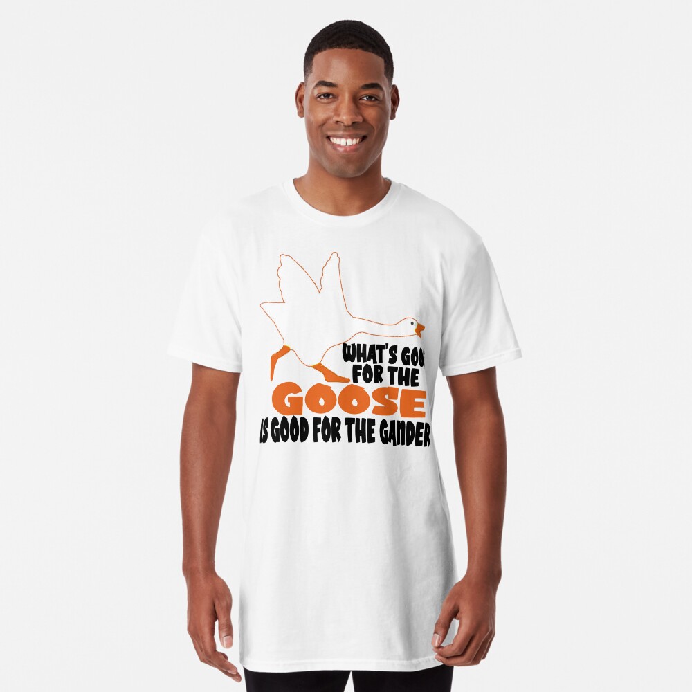 " what's good for the goose is good for the gander funny quote sticker ...