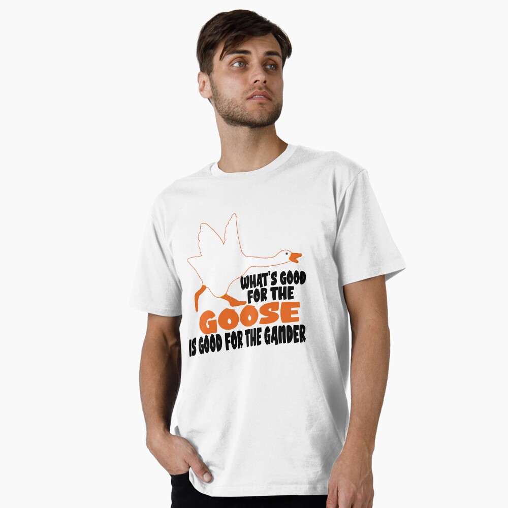 " what's good for the goose is good for the gander funny quote sticker ...