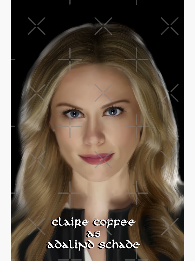 "Adalind Schade from Grimm Fan Art Portrait Painting" Sticker for Sale ...