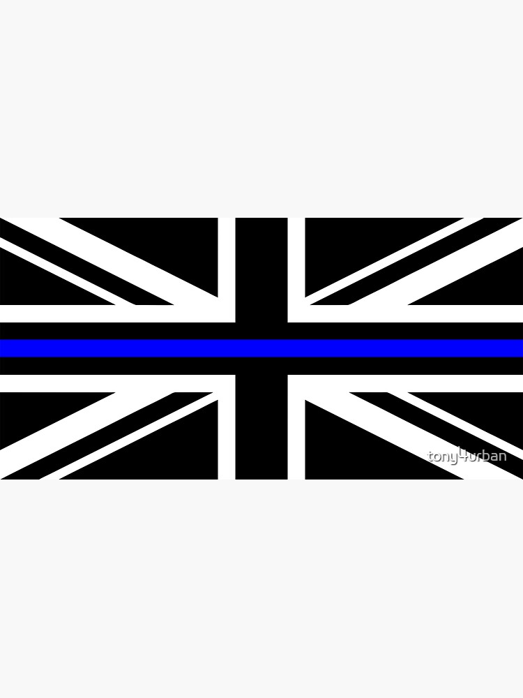 "uk Thin Blue Line Flag" Sticker for Sale by tony4urban | Redbubble