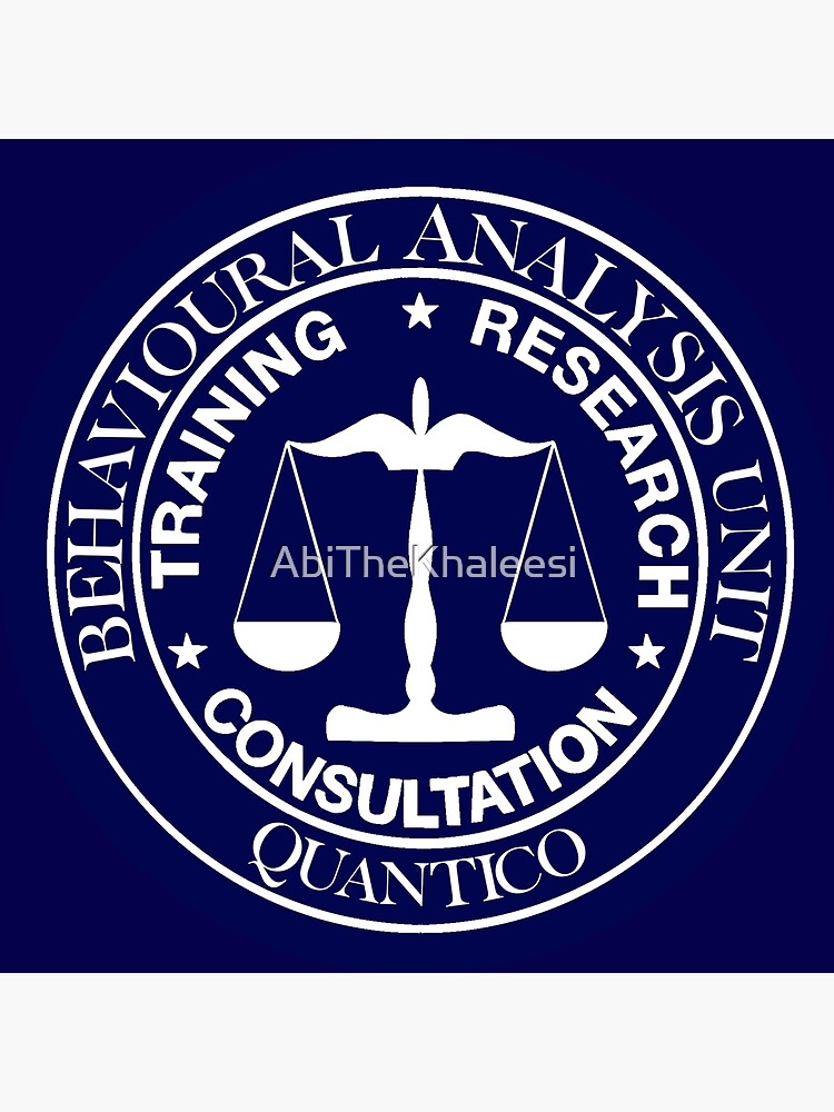 Póster «Logotipo de Mentes Criminales FBI BAU» de AbiTheKhaleesi ...