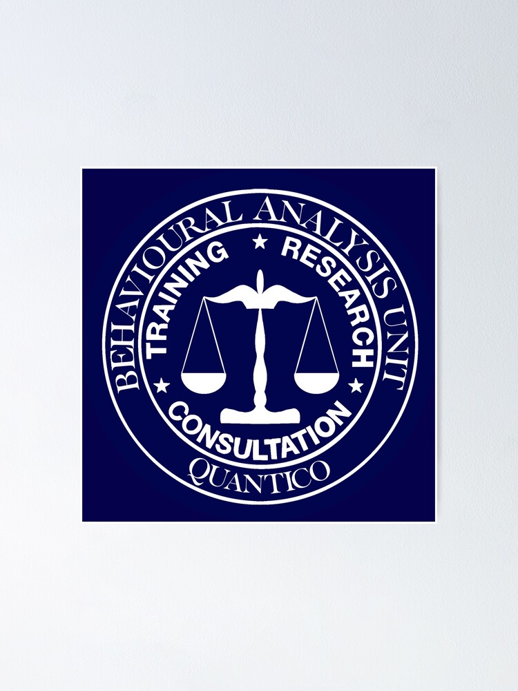 "Criminal Minds FBI BAU Logo" Poster for Sale by AbiTheKhaleesi | Redbubble