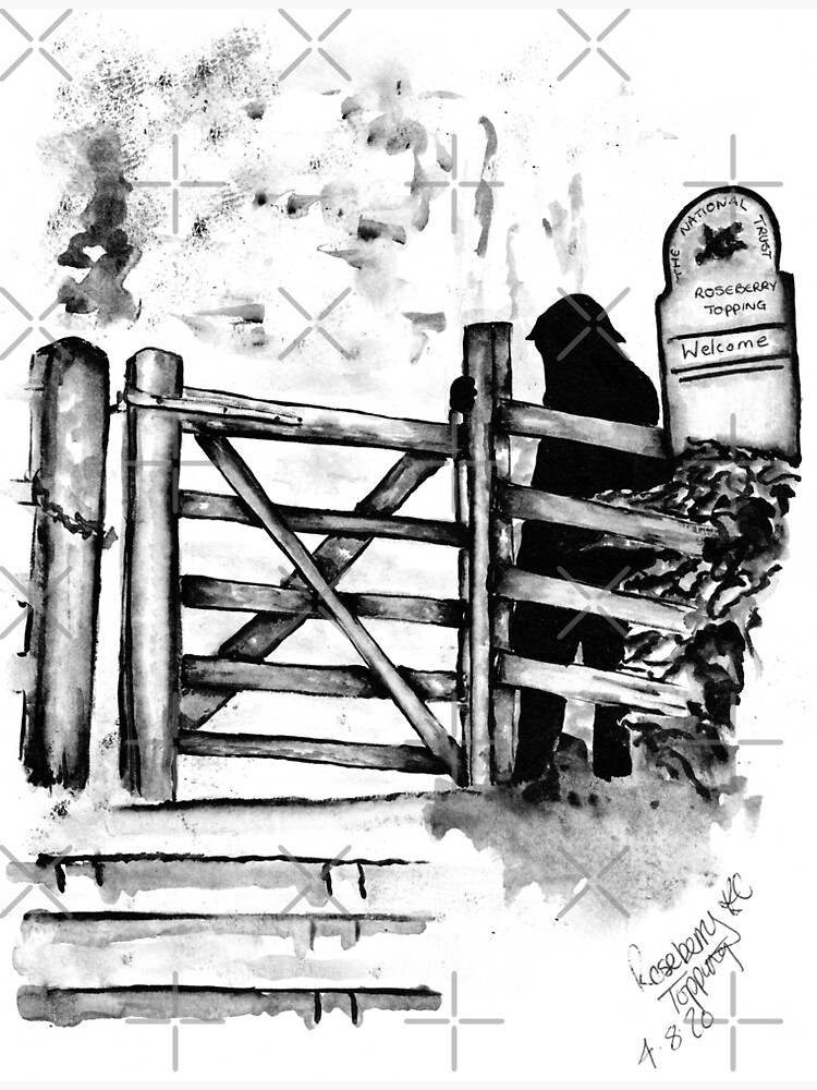 "Roseberry Topping" Sticker for Sale by WolfHeart111 | Redbubble