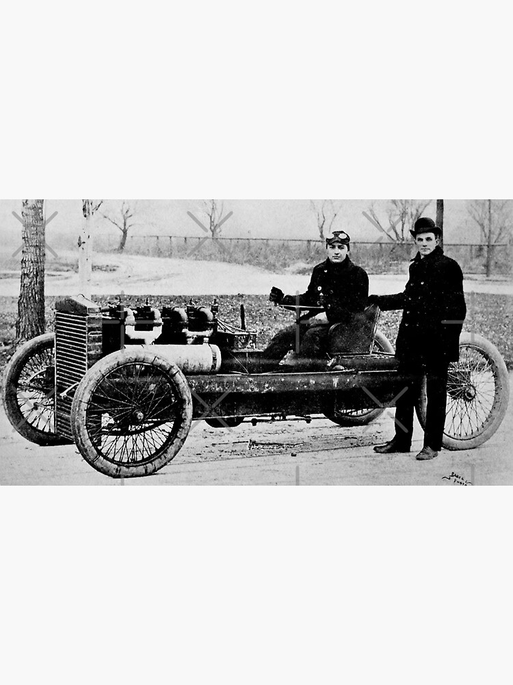 "Henry Ford Standing Next to His 1902 Ford 999 Race Car" Sticker for ...