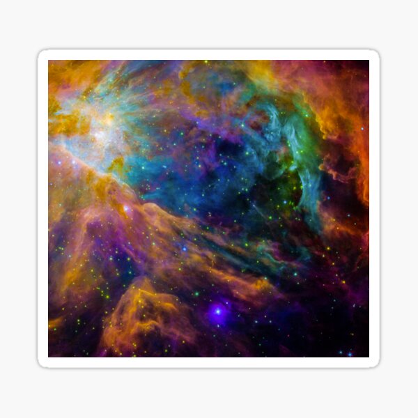 "Space Nebula" Sticker for Sale by MrHandsome | Redbubble