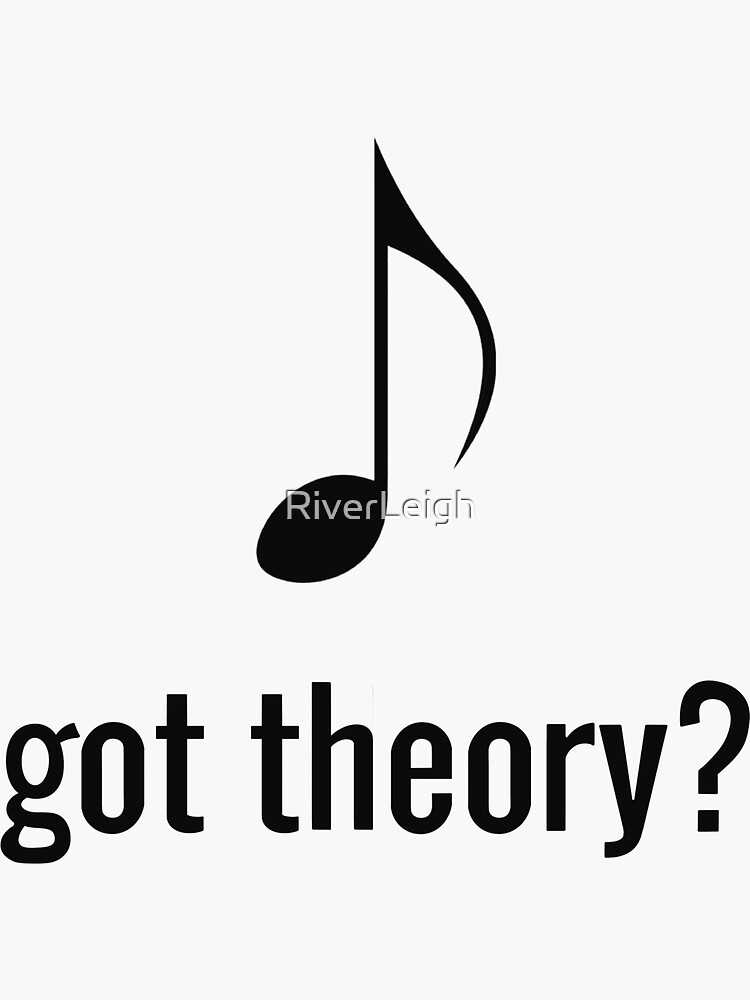 "Got Theory" Sticker for Sale by RiverLeigh | Redbubble