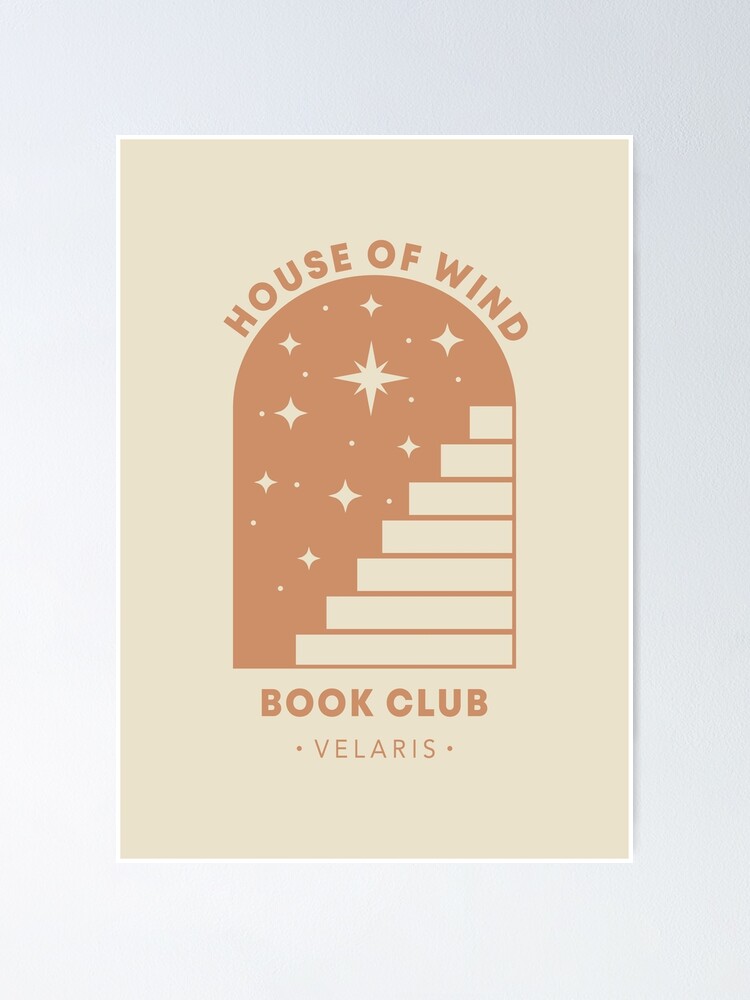 "House of Wind Book Club" Poster for Sale by SaratoninPrints | Redbubble