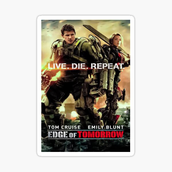 "Edge of Tomorrow " Sticker for Sale by Rexun | Redbubble