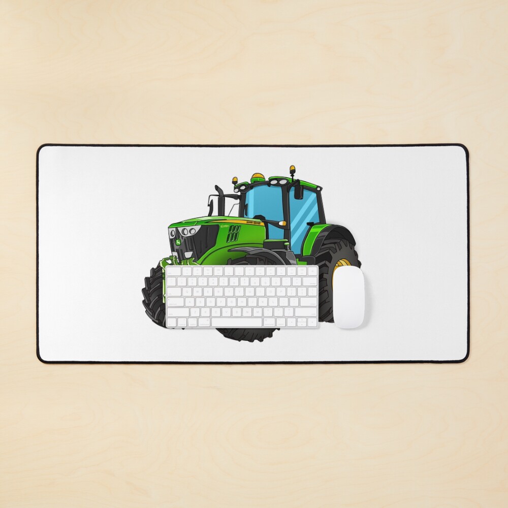 "Tractor Green Tractor Drawing" Sticker for Sale by Neebotha | Redbubble