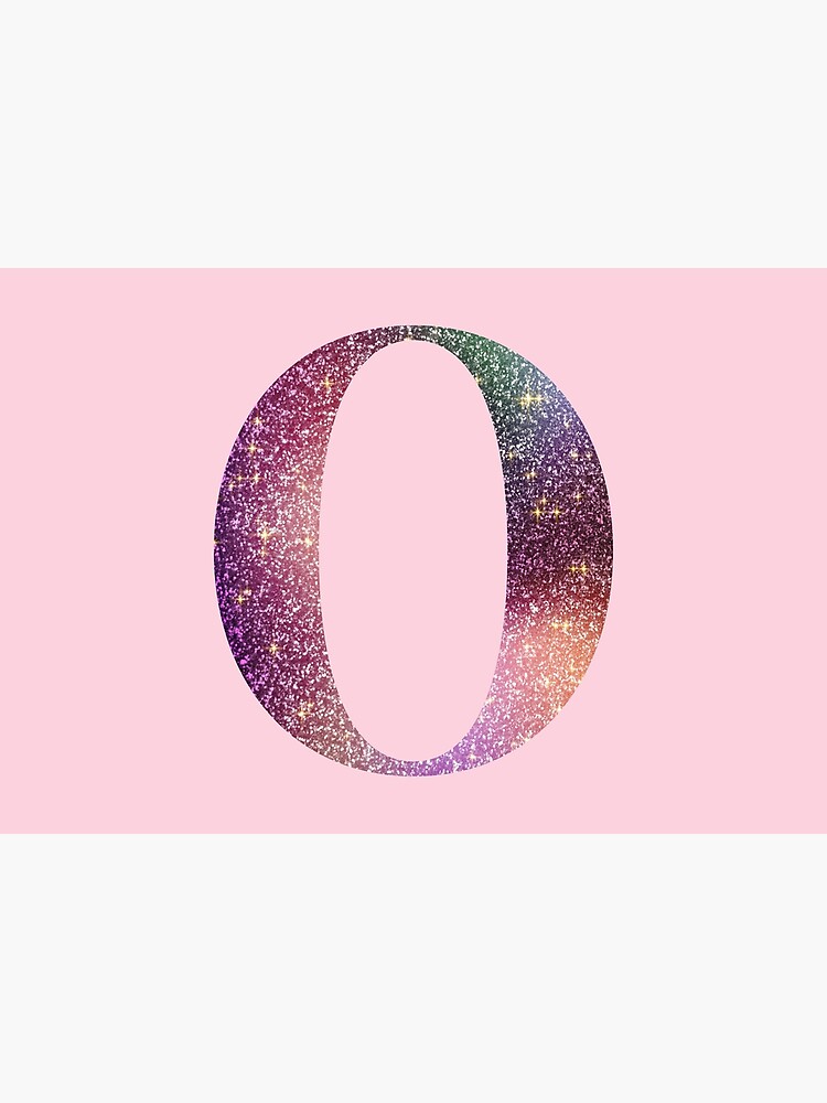 "pretty glitter galaxy colors of alphabet art of O letter" Poster for ...