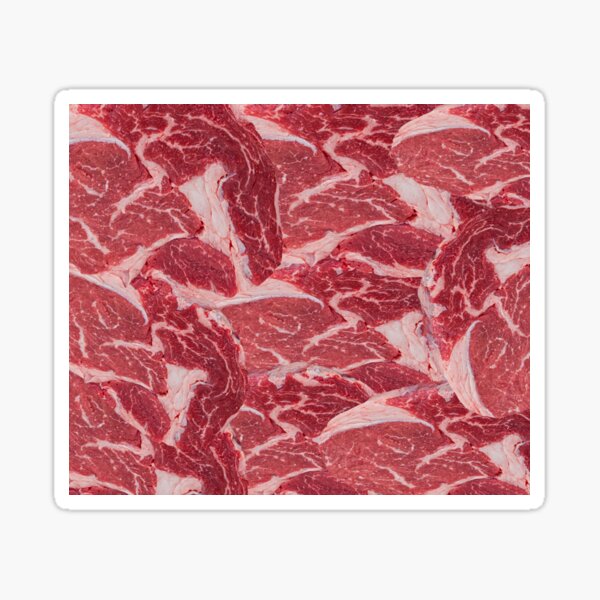 "Meat" Sticker for Sale by OLMP | Redbubble