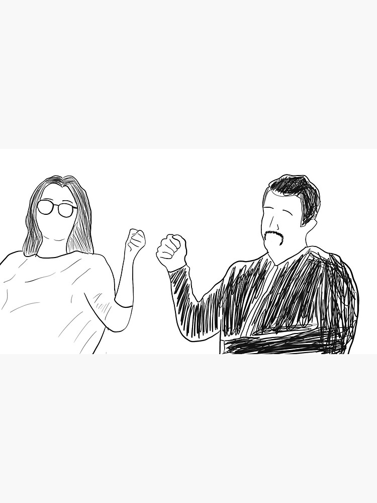 "Mythic Quest Ian and Poppy Sketch" Sticker for Sale by Jack2TheFuture4 ...