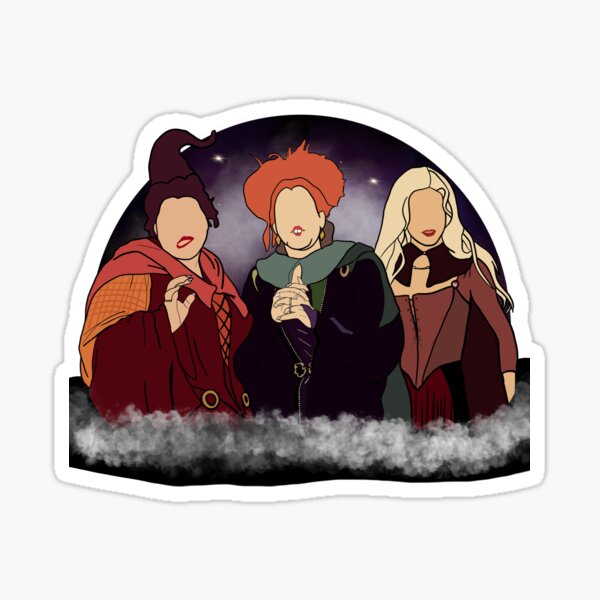 " Hocus Pocus - Sanderson Sisters Edit " Sticker for Sale by ...