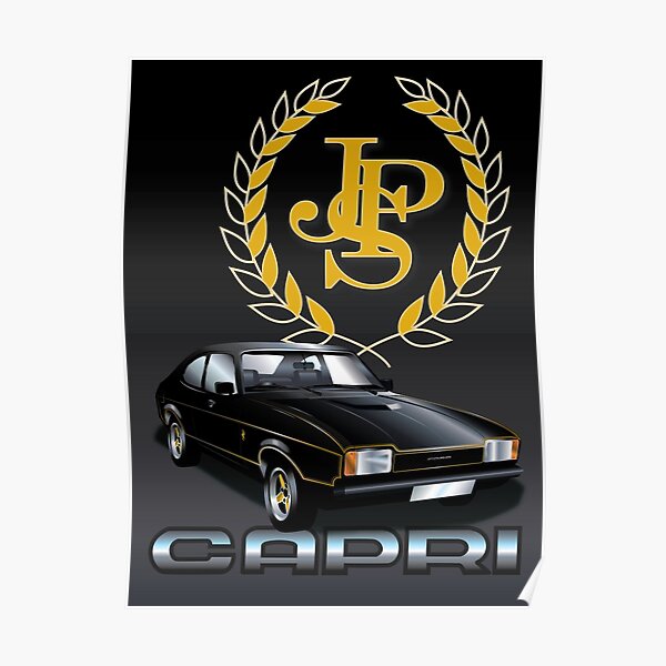"Ford Capri MK2" Poster for Sale by MarkDDesigns | Redbubble