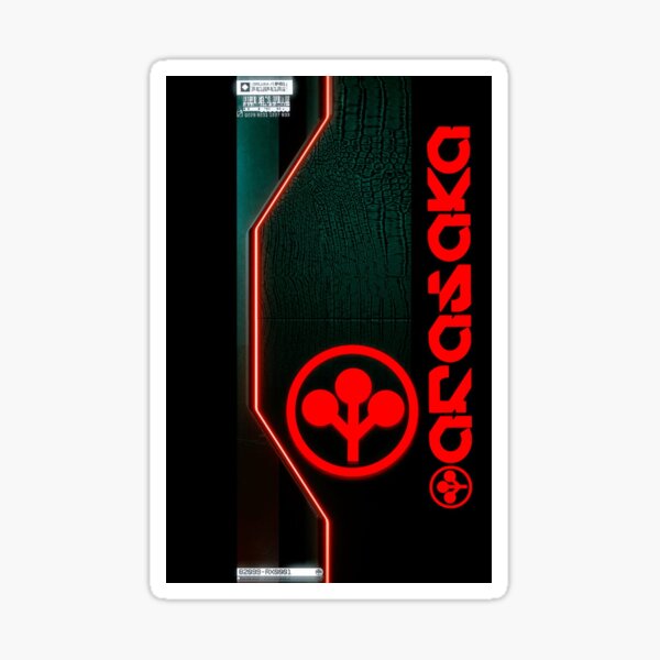 "Arasaka - Premium Leader Design" Sticker for Sale by ComCaPro | Redbubble