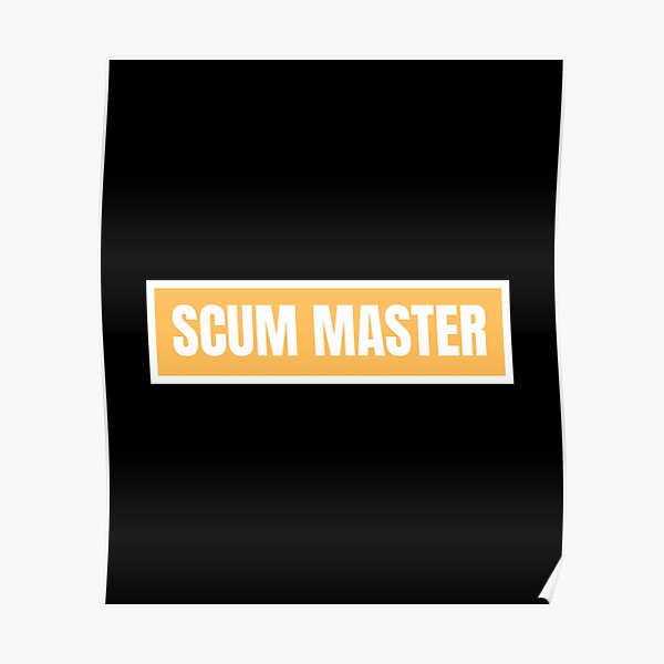 "scum master" Poster for Sale by TomorrowQuotes | Redbubble
