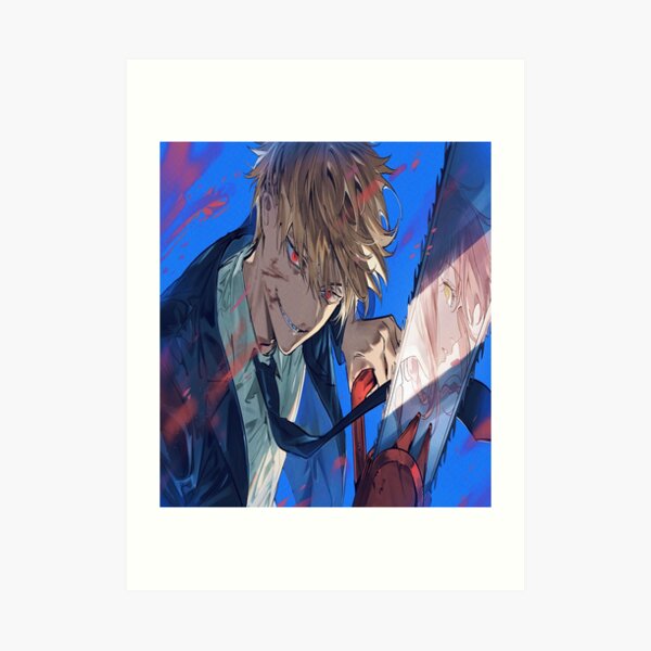 "denji chainsaw man" Art Print for Sale by Yor-art | Redbubble