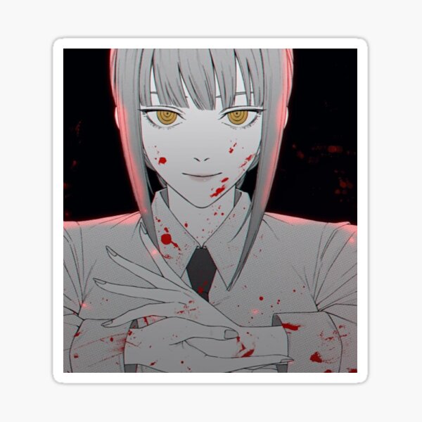 "power chainsaw man" Sticker for Sale by Yor-art | Redbubble