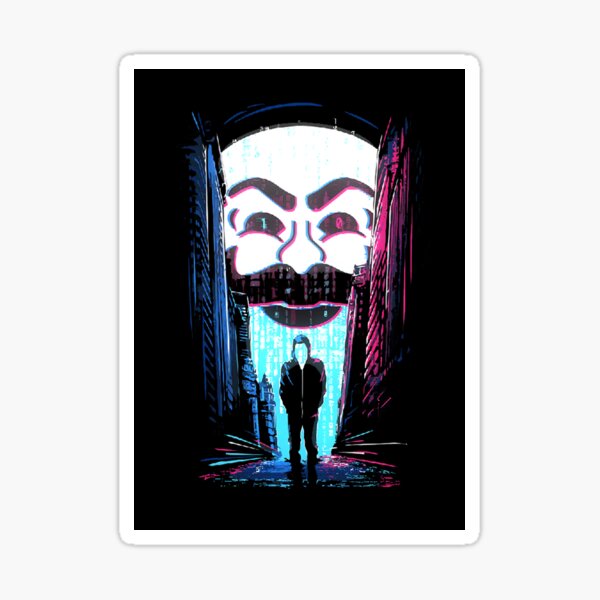 "Retro Mr Robot" Sticker for Sale by AtomicPunch | Redbubble