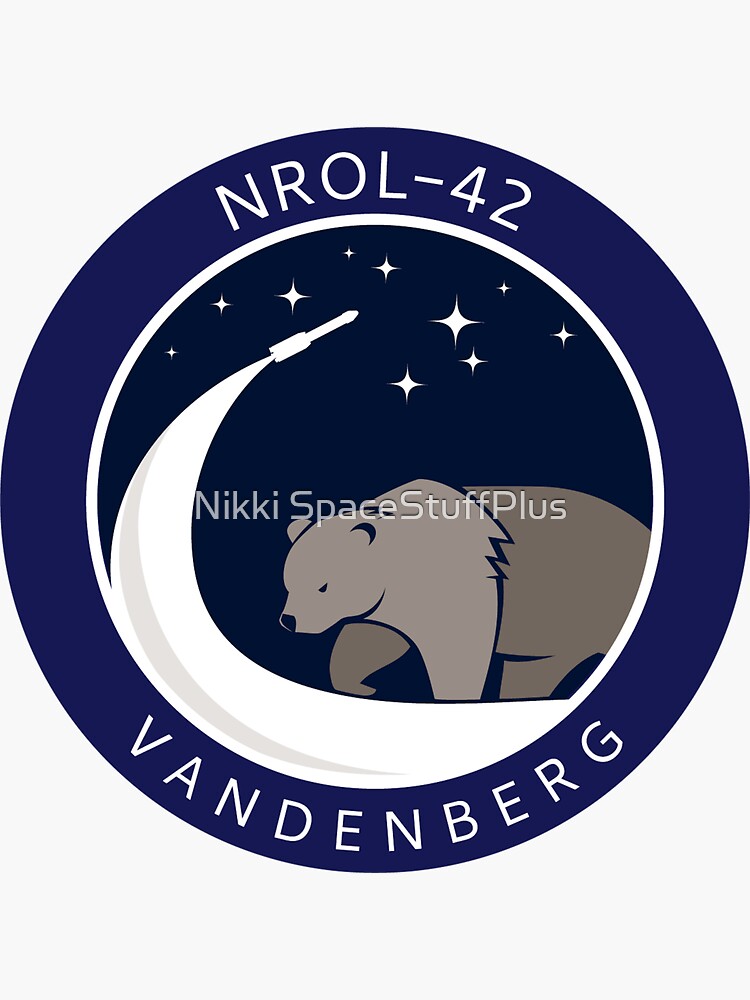 "NROL-42 Launch Team Logo" Sticker by Spacestuffplus | Redbubble