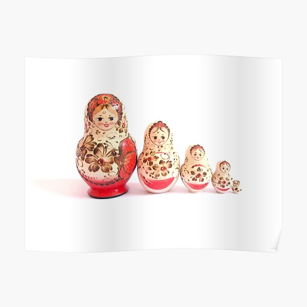 "Matryoshka" Poster by yessicanoica | Redbubble